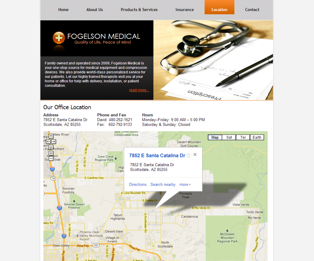 Fogelson Medical | Jerry R Cole Consulting Group, LLC