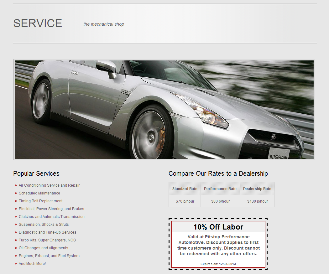 Pitstop Performance | Jerry R Cole Consulting Group, LLC